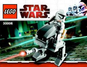 Bricker - 組裝玩具，來自 LEGO 30006 Clone Walker