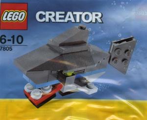 Bricker - 組裝玩具，來自 LEGO 7805 Shark