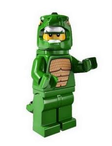 Bricker - 組裝玩具，來自 LEGO 8805-dinosaursuit Lizardman